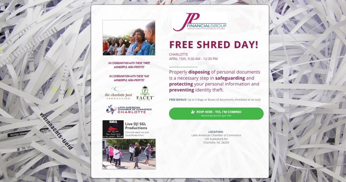 Shred Day April 15th